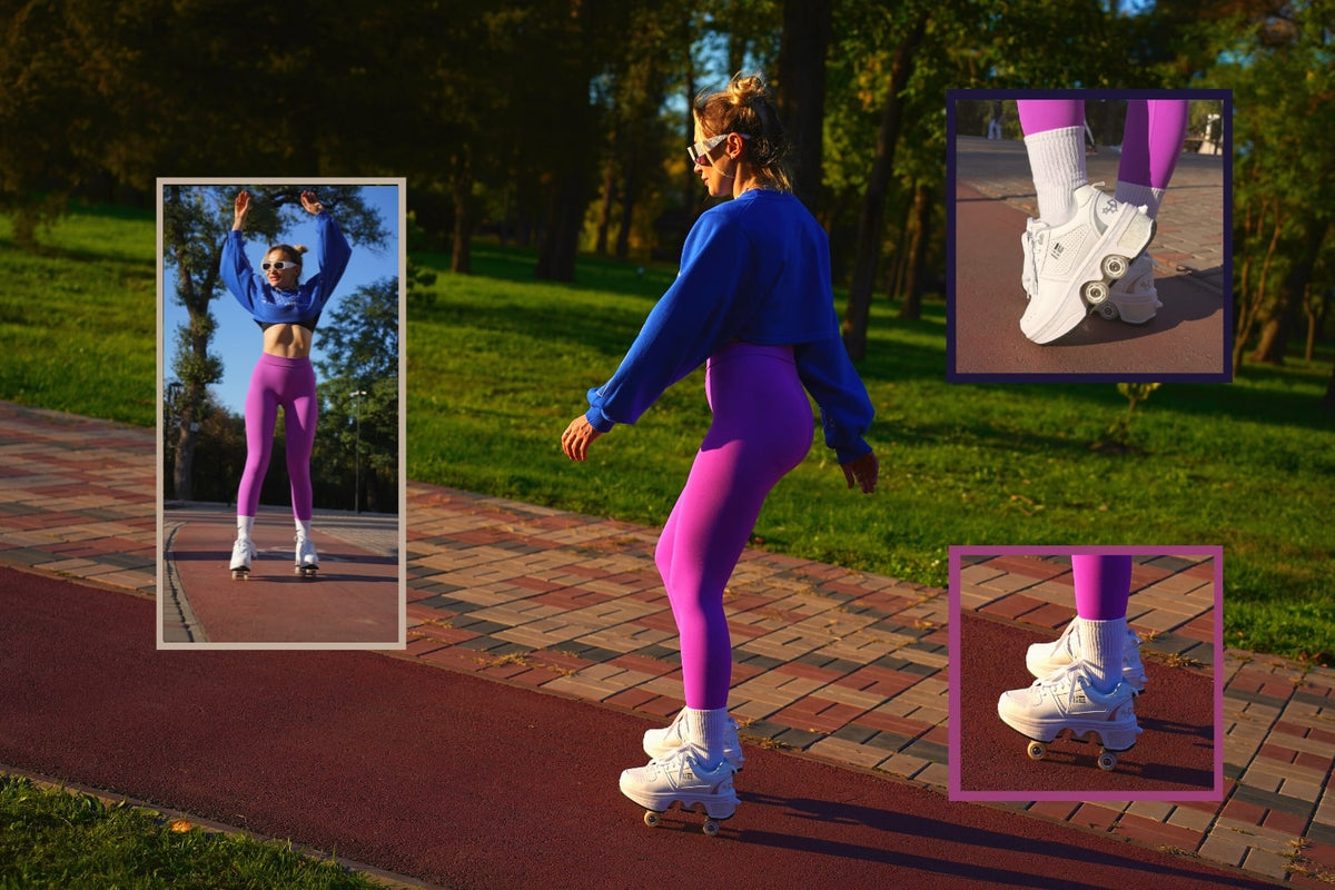 Roller Skate Shoes 2 in 1 | Kick Speed from 105 USD (FREE SHIPPING)